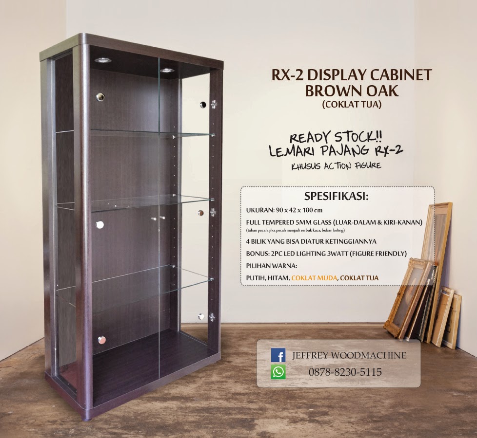 lemari pajang: lemari kaca minimalis