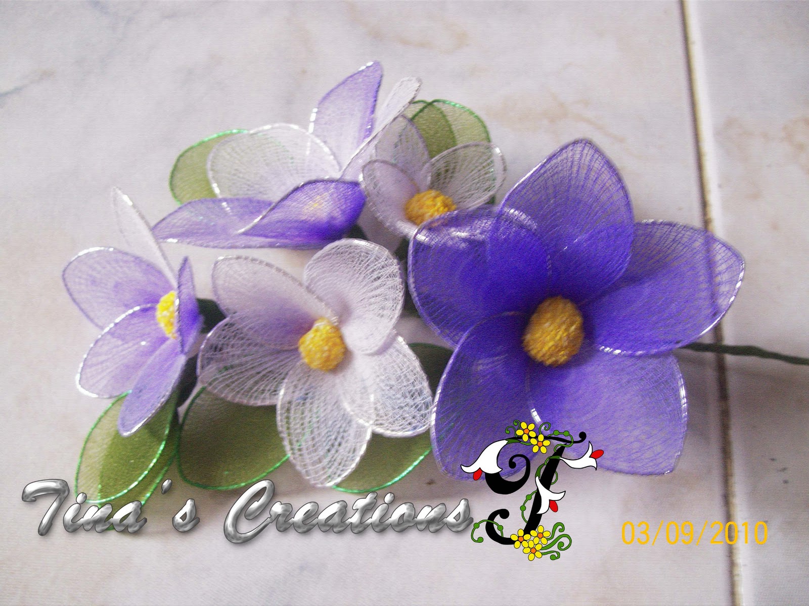 Tinas Creations: Stocking flower Arrangements