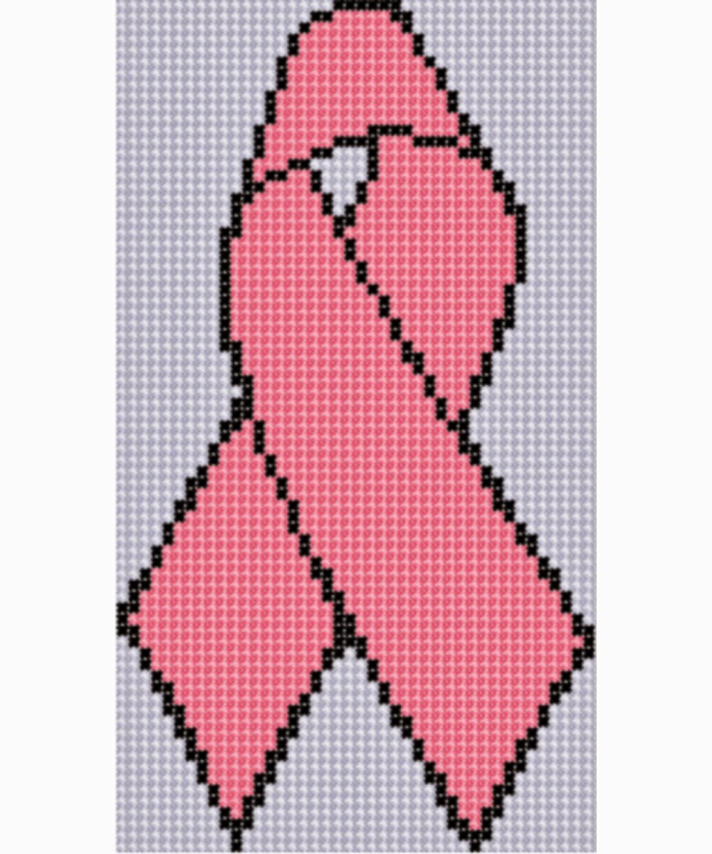 Mother Bee Designs: FREE Breast Cancer Awareness Ribbon Cross Stitch ...