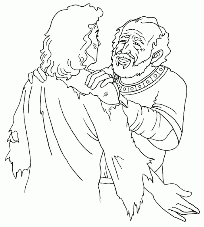 GALERIA ARTE: Dibujos para colorear Parábola del Hijo Prodigo