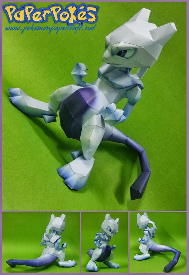 Papercraft Pokemon Mewtwo ~ Papercraftsparati | Todos los Papercrafts ...