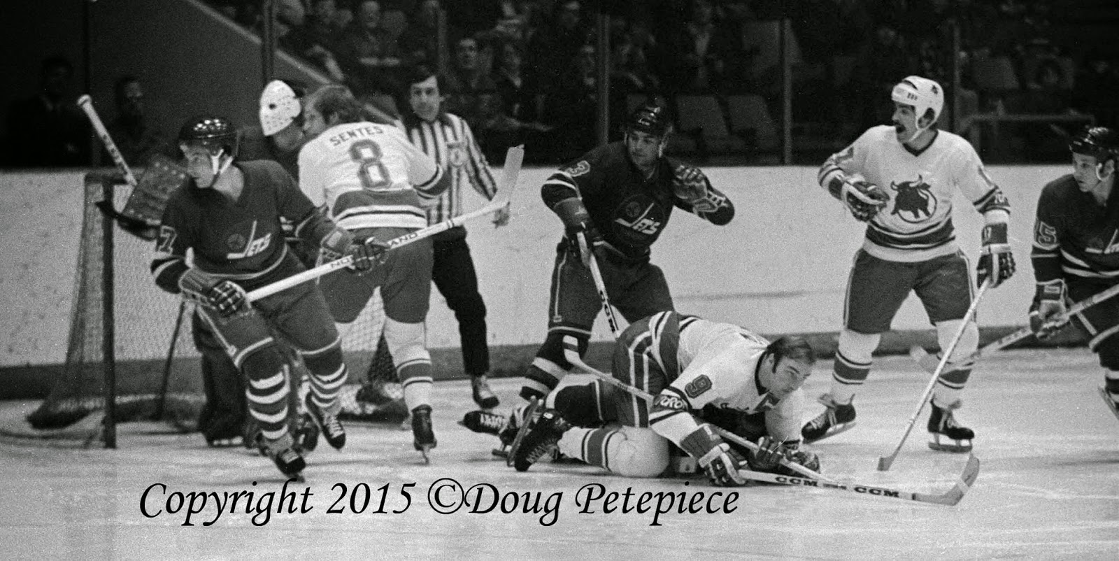 Bobby Hull & Winnipeg Jets vs. Toronto Toros, Rare Photos