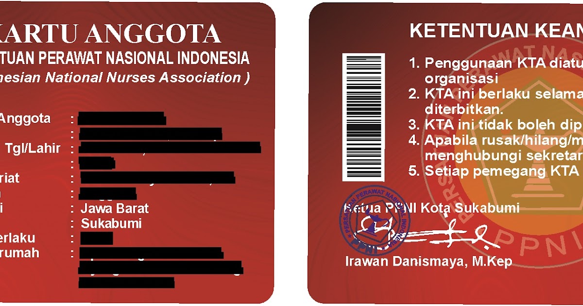 KTA PPNI | DPD PPNI KOTA SUKABUMI