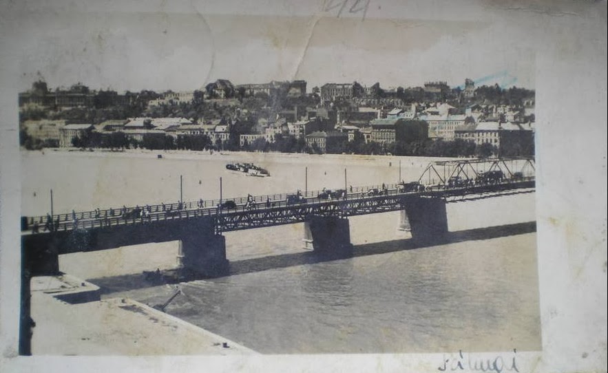 Old Budapest/Budapest régen: Kossuth Bridge 1952