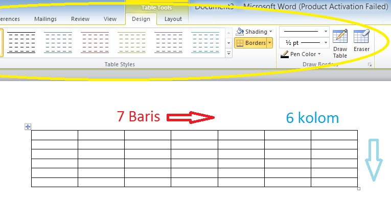 Tutorial Menggunakan Menu Tabel pada Ms.Word 2010 ~ Life on Technology