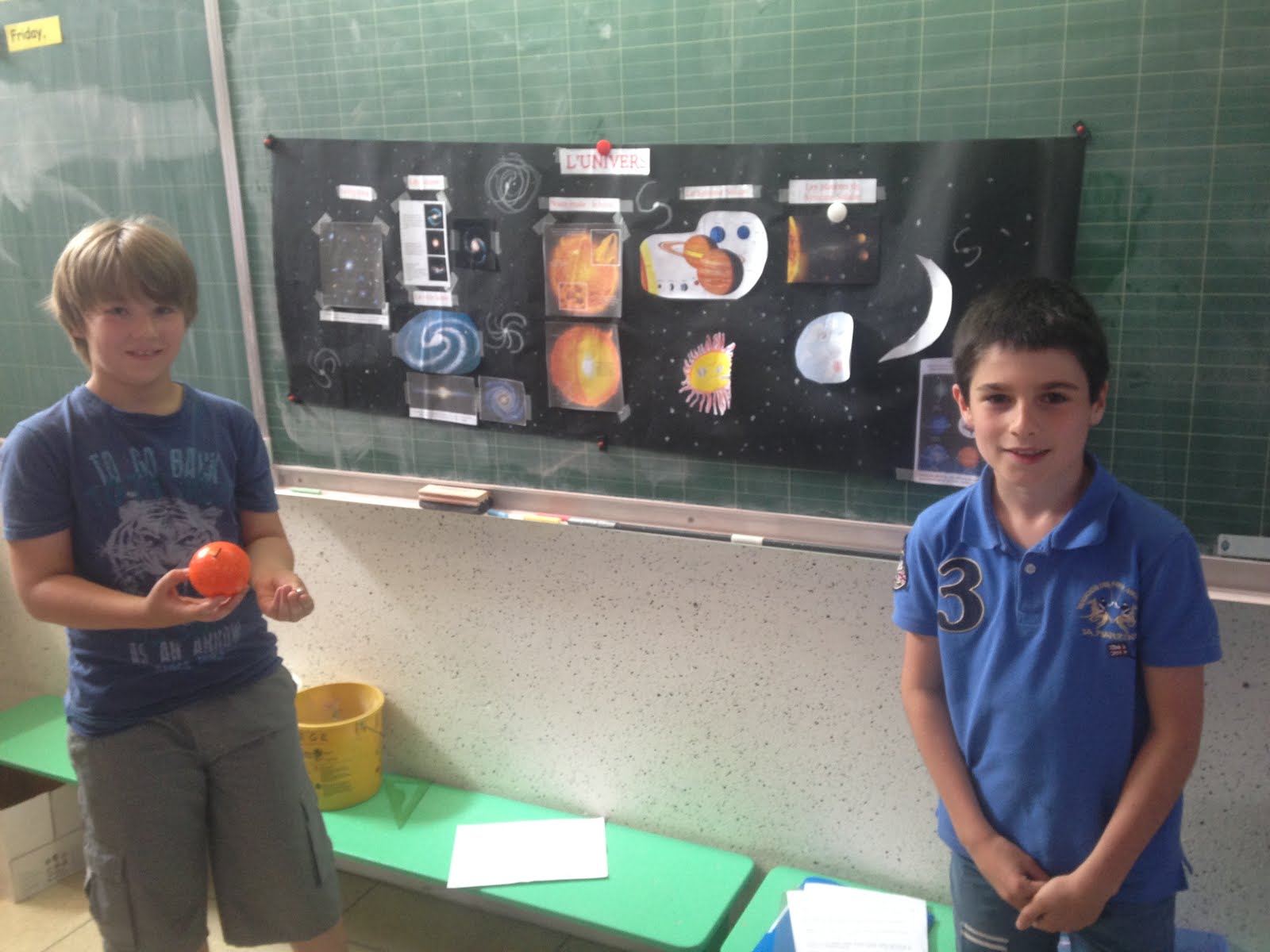 Les écoles de Manom: Vive les exposés au CM1