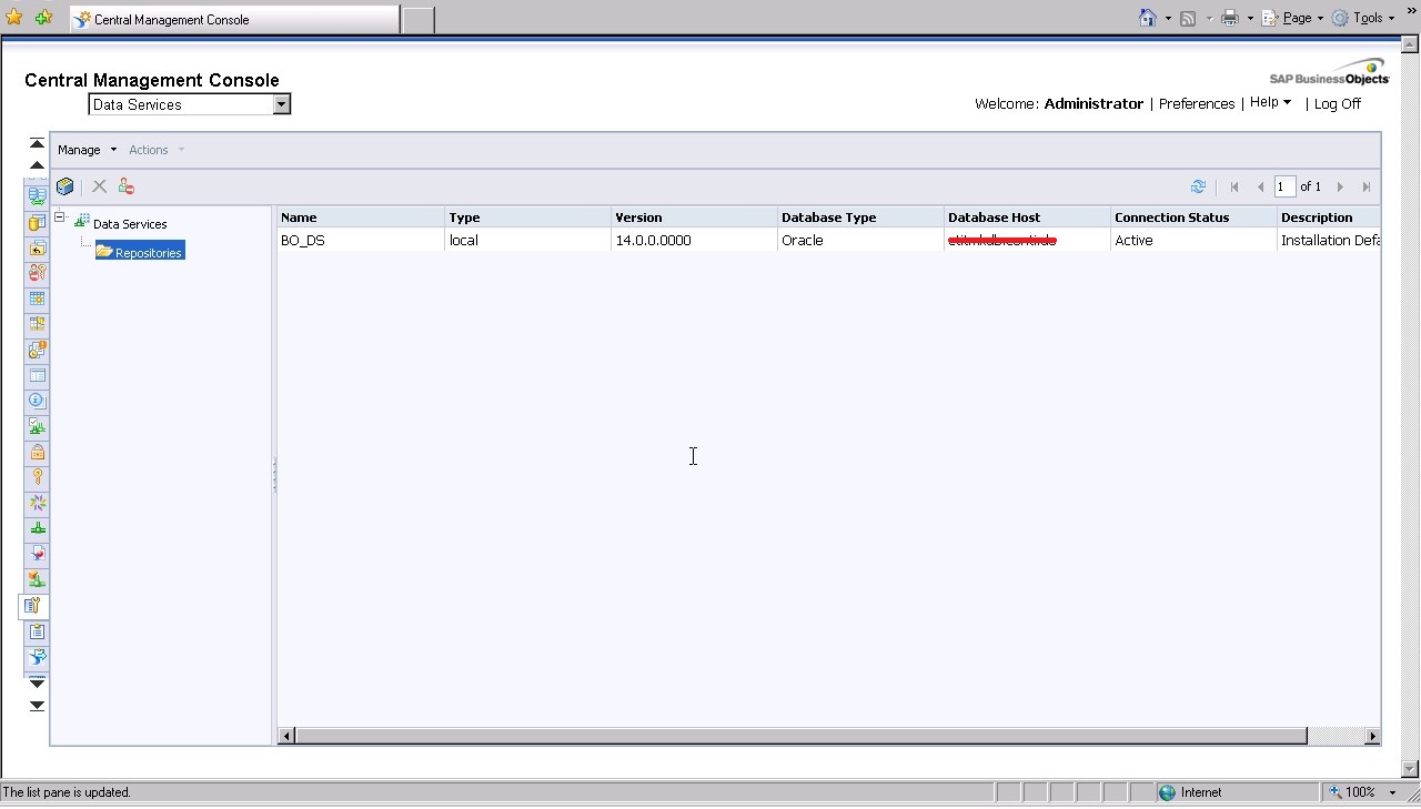 Senthil Rajendran's Blog: SAP BO and DS with Oracle Database Part 5 ...