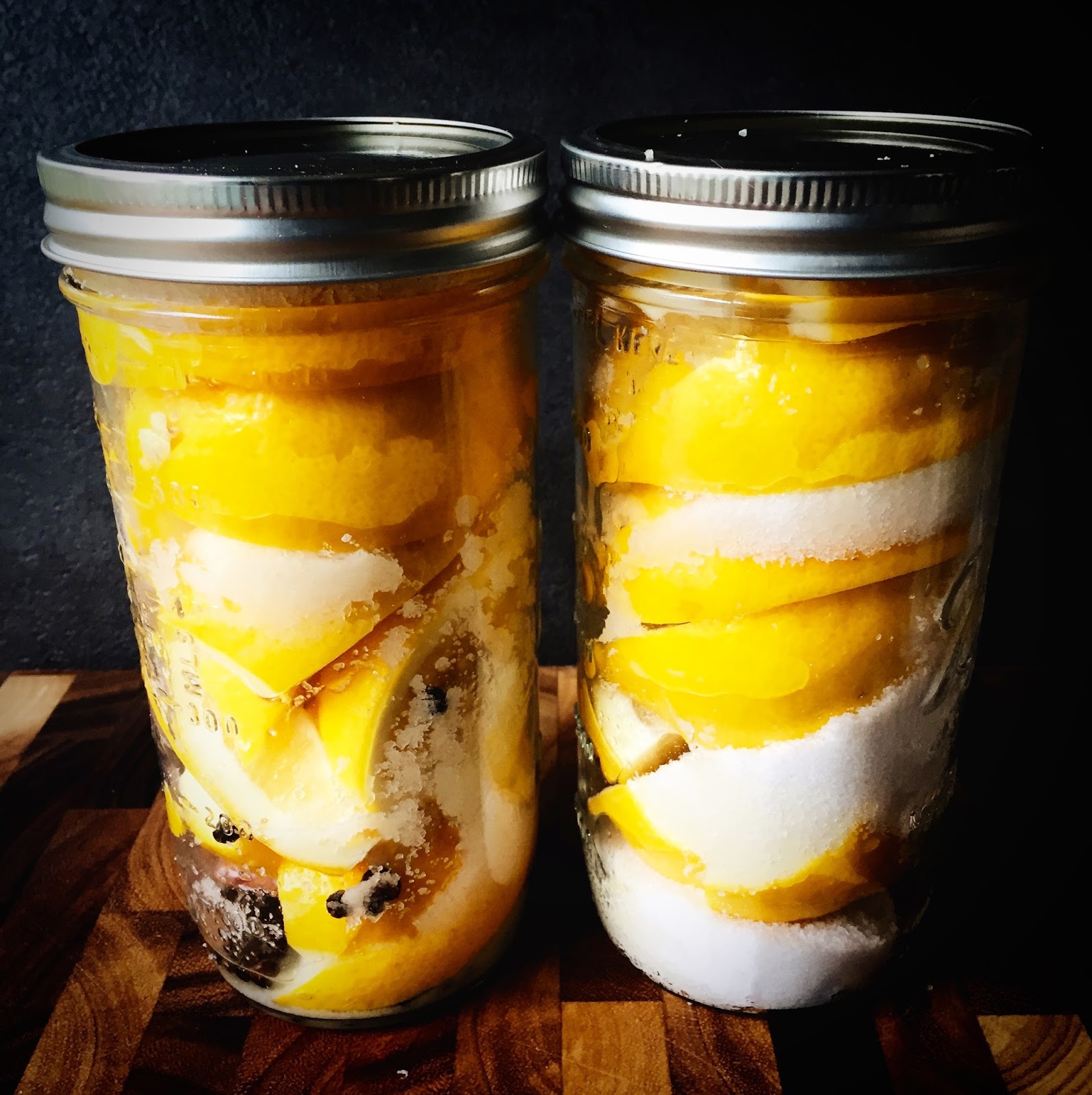 Salt-Preserved Meyer Lemons