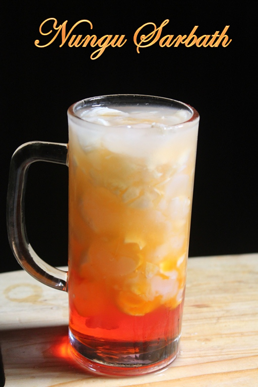Nungu Sarbath Recipe | Palm Fruit Drink Recipe