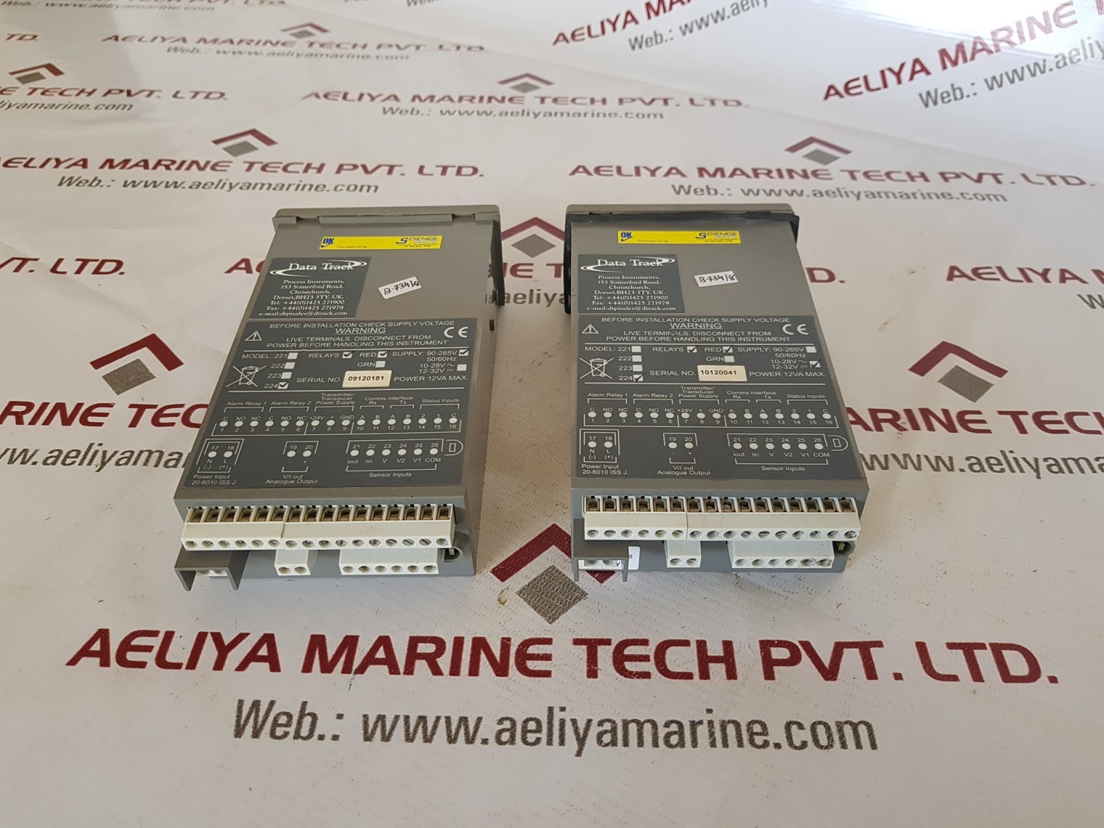 DATA TRACK PROCESS INSTRUMENTS TRACKER 200 - Aeliya Marine
