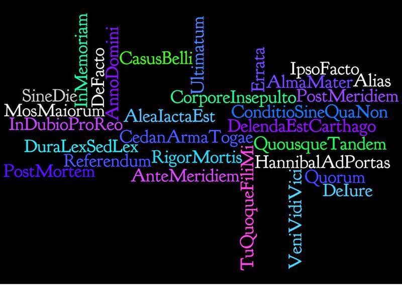 A las aladas almas de las rosas: LISTA DE LATINISMOS PARA 4º DE LA ESO