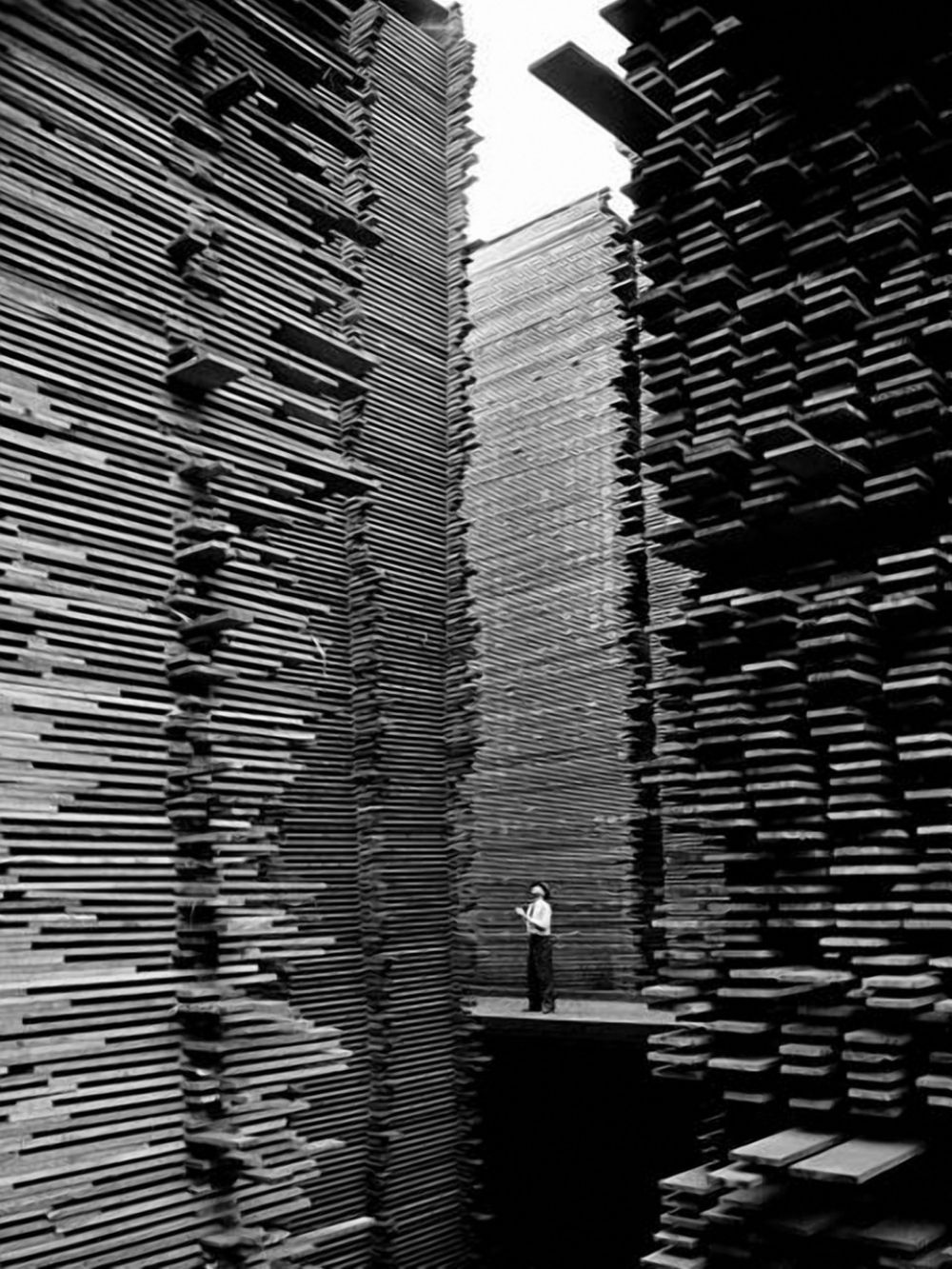 3 Breathtaking Pictures of Stacks of Lumber From the Early 20th Century ...