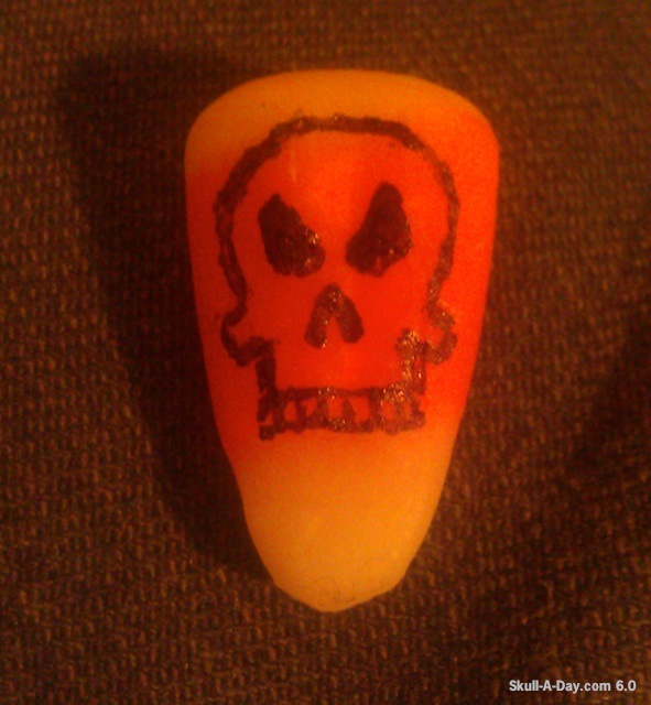 Candy Corn Skull