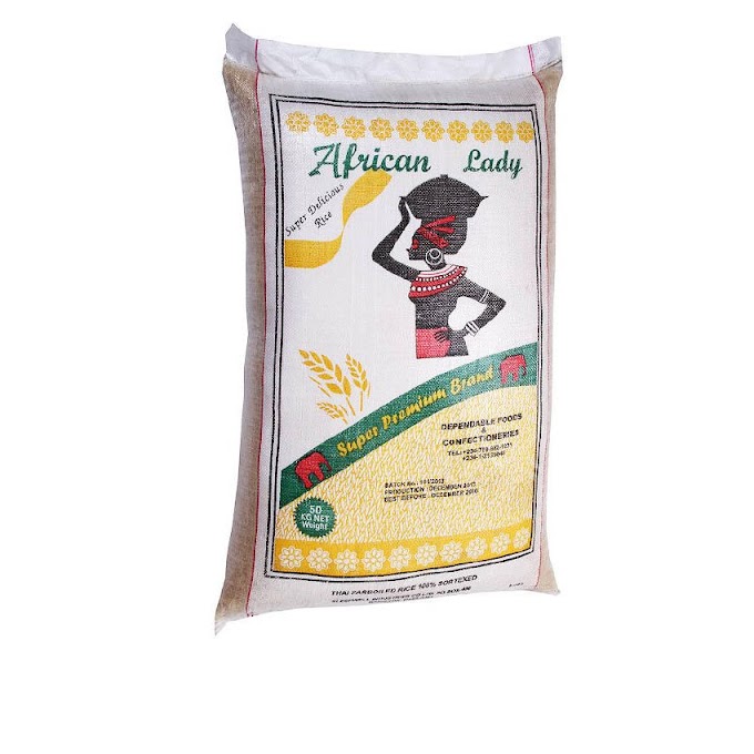 Shop African Lady Rice -50kg @ N1000 only