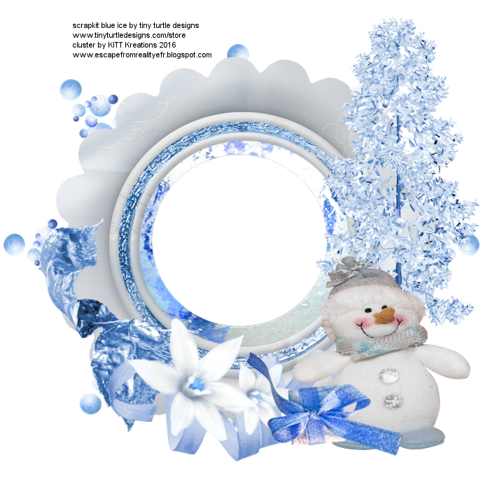 Escape From Reality Blog: FTU 'Blue Ice' Cluster & Cluster Frames