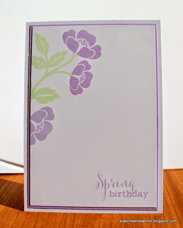 Pia's Creative World: Spring Birthday