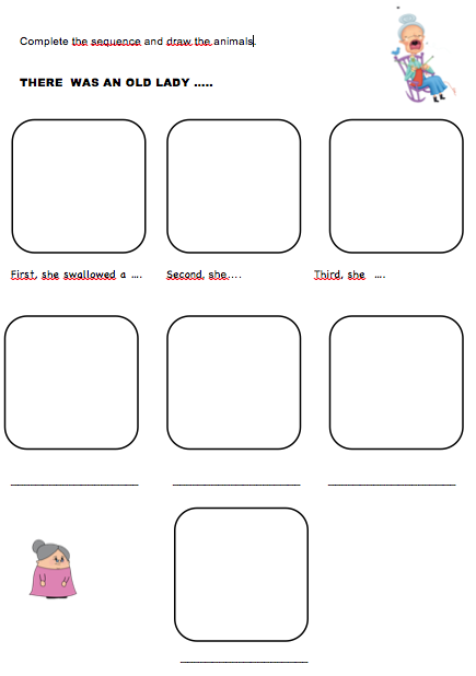 OUR ENGLISH CLASS: There was an old lady