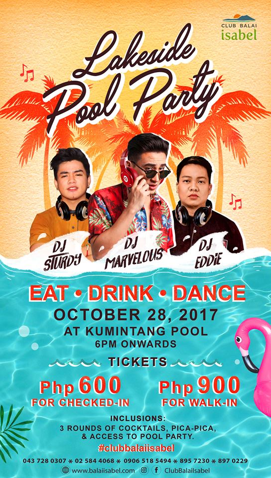 Lakeside Pool Party at Club Balai Isabel | BLOG-PH.com — Top ...