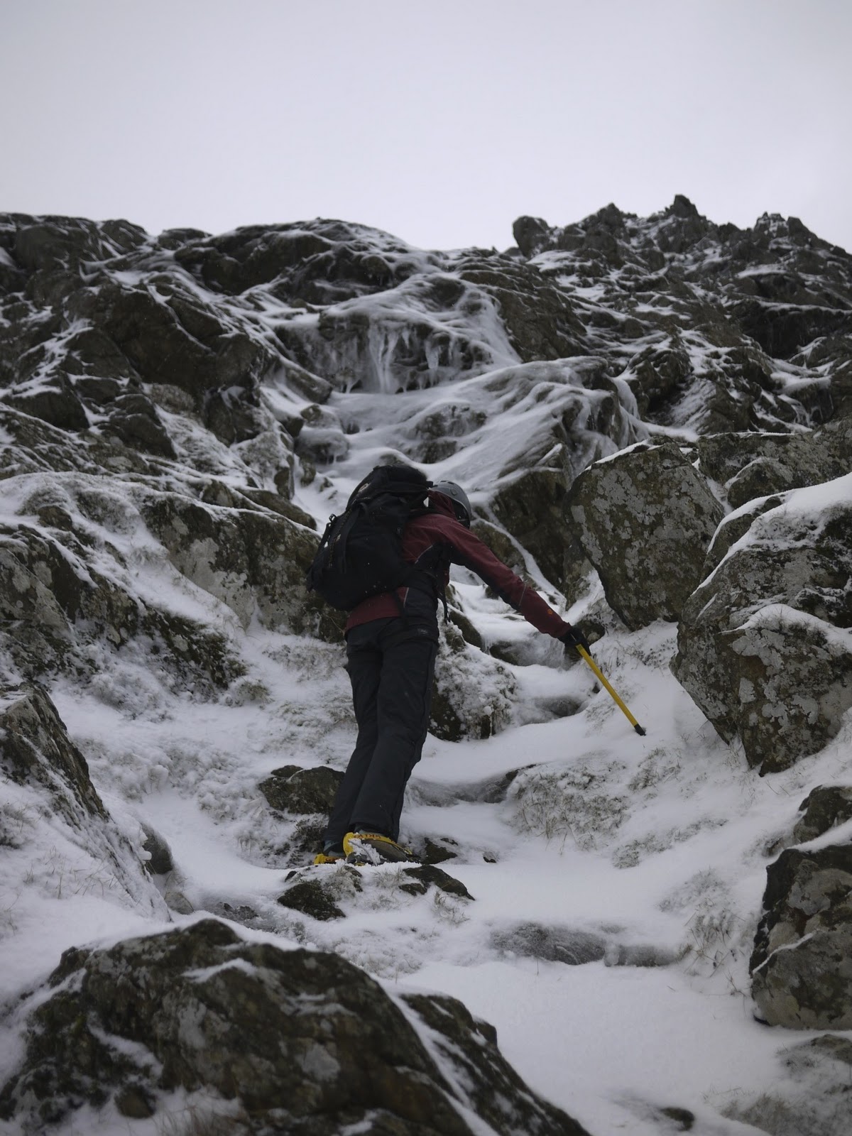 Rob Johnson: Crib Goch in the snow