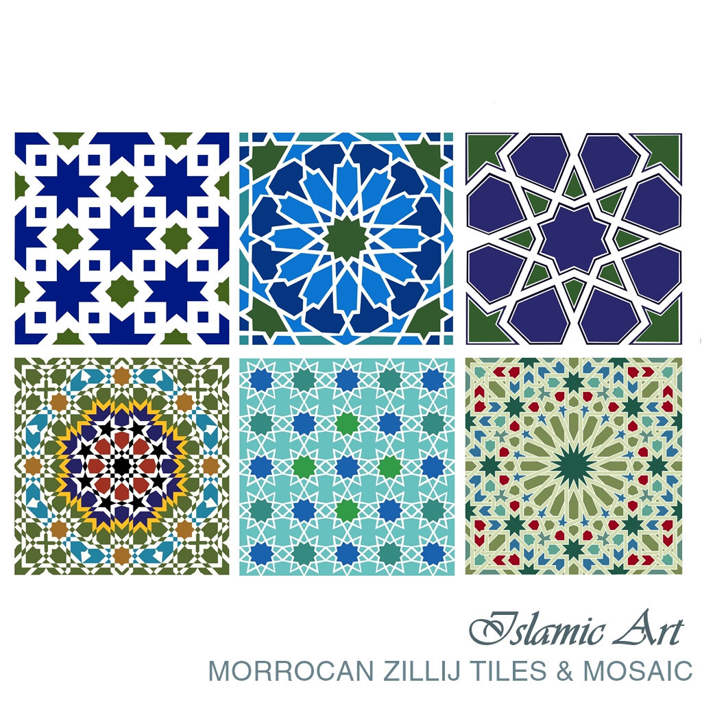 ISLAMIC ART: Morrocan Zillij Tiles & Mosaic