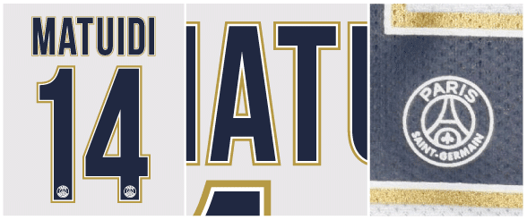 Football teams shirt and kits fan: Font PSG 2014/15 Completed