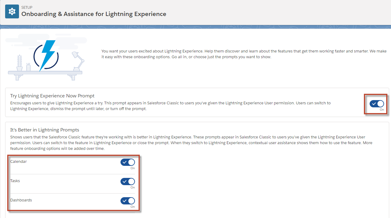 Onboarding And Assistance For Lightning Experience In Salesforce Infallibletechie