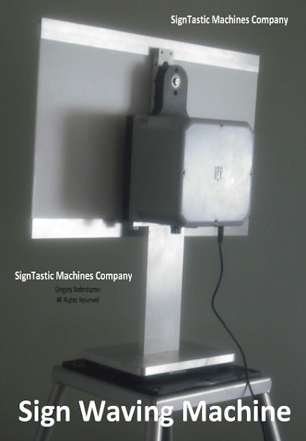 Sign Waving Sign Spinning Machine Robot Spinners Advertising Signs ...