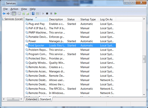 How to start a Print spooler? ~ Windows Print Spooler