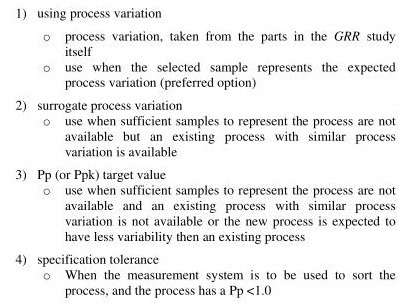 My Knowledge in Quality Management: How to Calculate GRR%