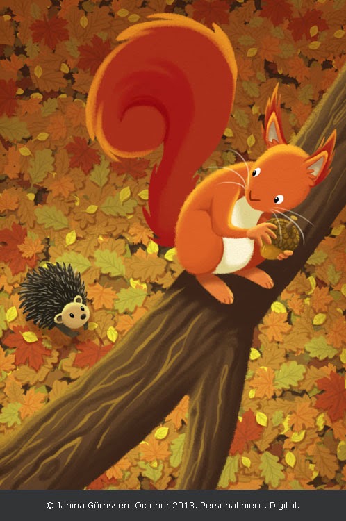 Artil Studio · Görrissen & Rueda · Illustration : Squirrel & Hedgehog