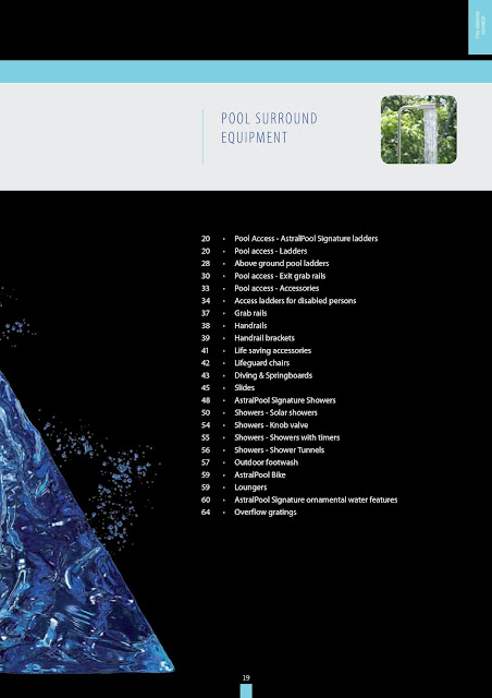 Astral Pool Catalogue 2019: POOL SURROUND EQUIPMENT