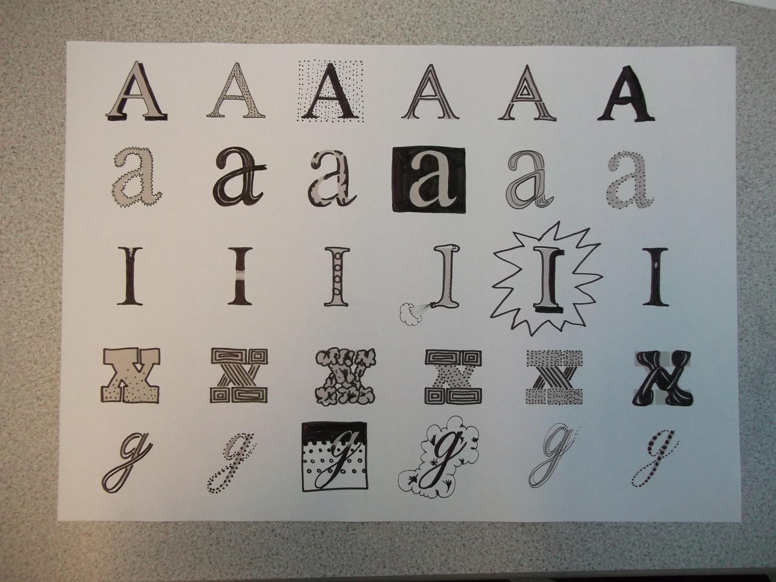 Design Practice: Alphabet Soup//Initial Ideas