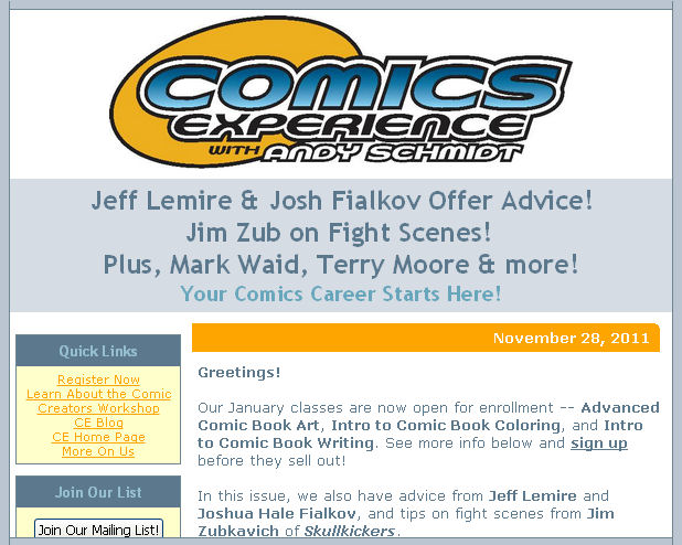 Comics Experience Blog: Stay Up-To-Date with the Comics Experience ...