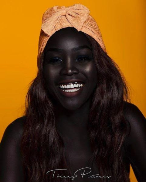 Photos: Meet the South Sudanese model nicknamed 'Queen Of Dark'