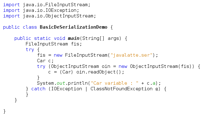 Java Latte Serialization In Java