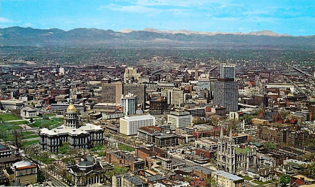 Colfax Avenue: Aerial View of Colfax Avenue, 1960s