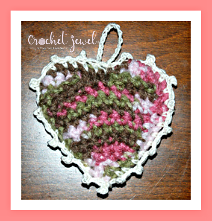 Amy's Crochet Creative Creations: Crochet Sashet Heart
