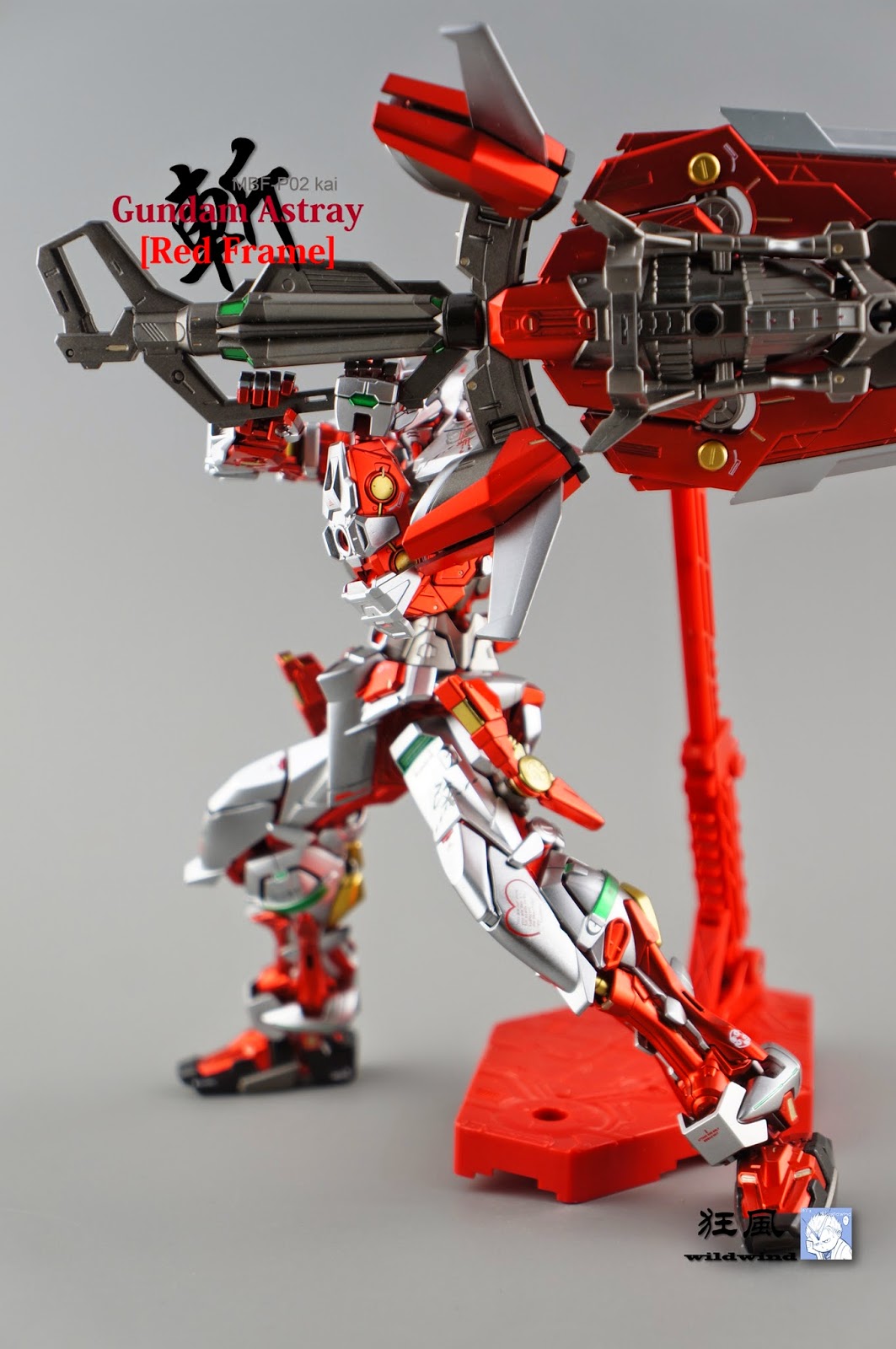 GUNDAM GUY: MG 1/100 Gundam Astray Red Frame Kai - Painted Build