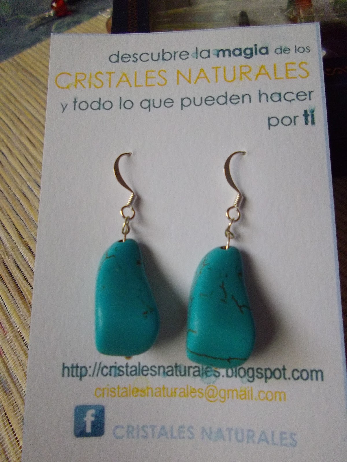 CRISTALES NATURALES ...descúbrelos: Joyas de turquesa