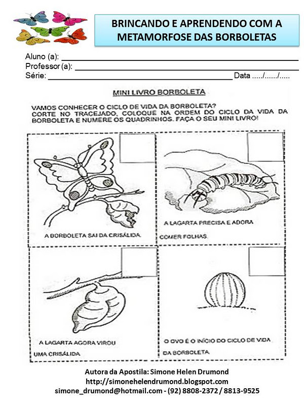 Simone Helen Drumond : ATIVIDADE 6 - AS BORBOLETAS Simone Helen Drumond : ATIVIDADE 6 - AS BORBOLETAS
