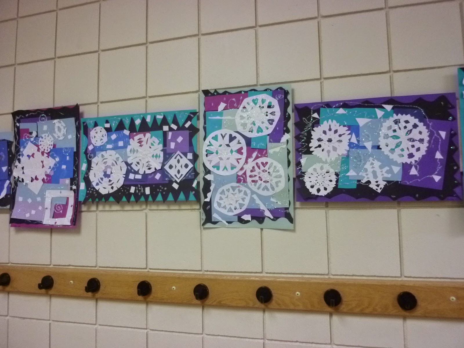 Mrs. Werner's Art Room: 2nd Grade Matisse Inspired Winter Collages