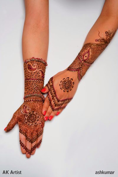 Ash Kumar Mehndi Designs Book for Eid 2014-2015 - Pakistani Suits ...