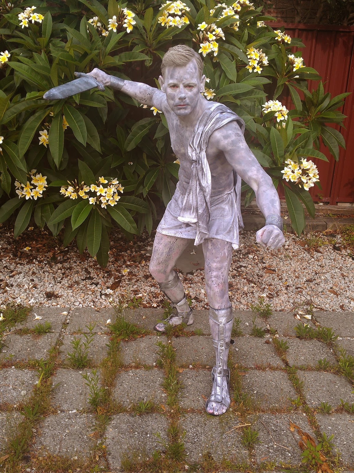 Bodypainter Sydney: Movie Mythology Marble Living Statues