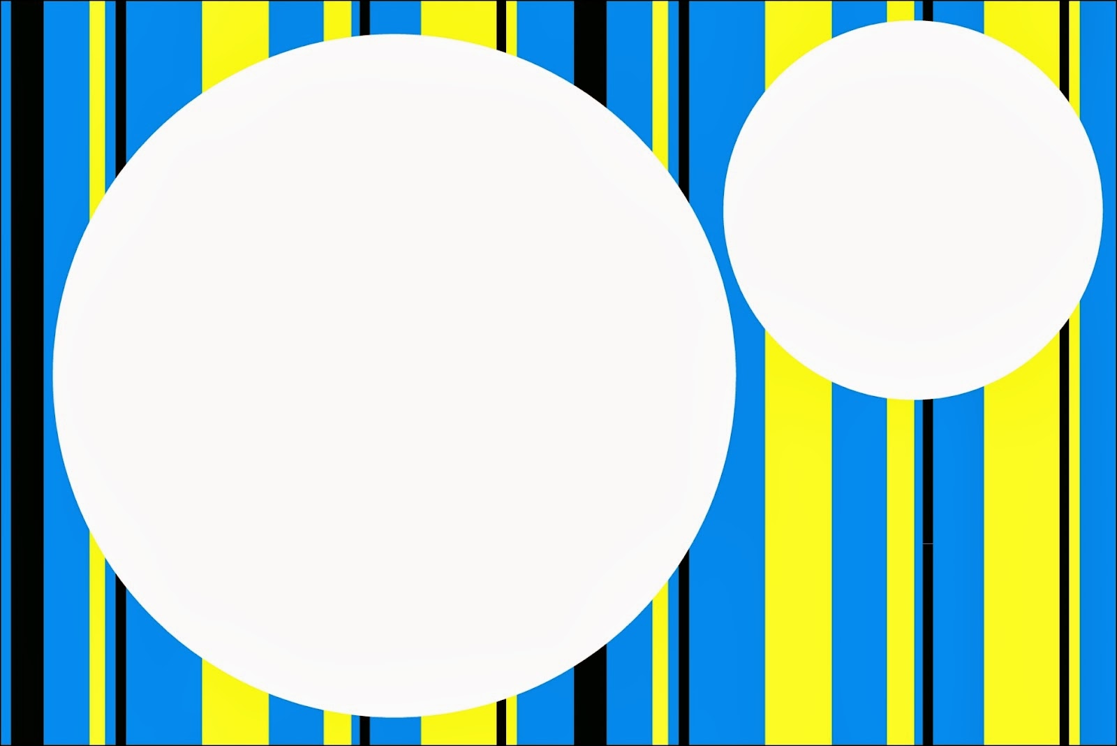 Azul y Amarillo: Tarjetas o Invitaciones para Imprimir Gratis. - Ideas ...