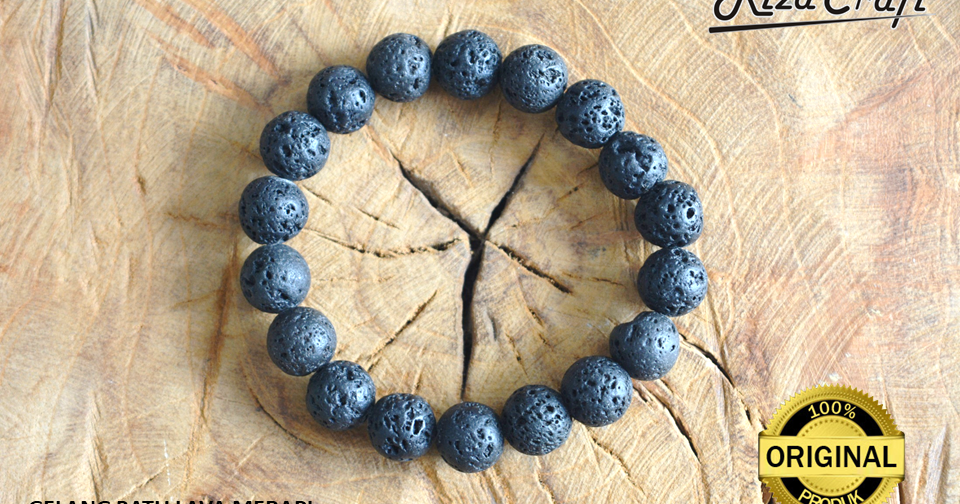 Gelang Batu Lava Stone Gunung Berapi