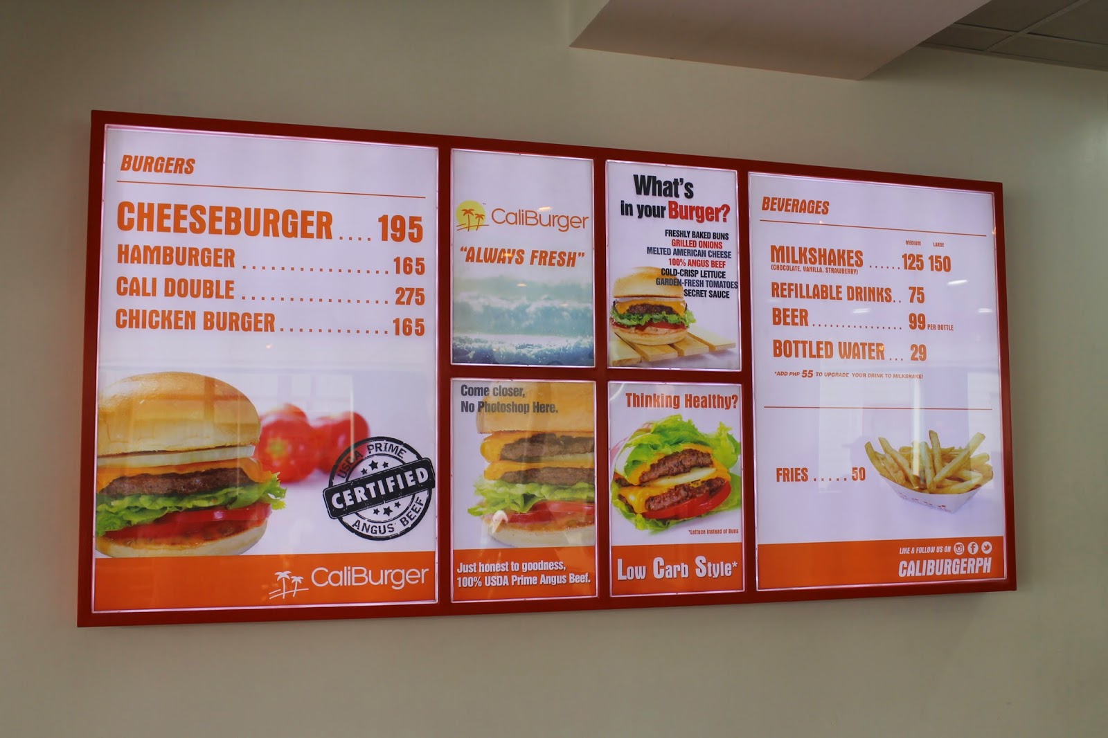 GASTRONOMY by Joy: CaliBurger Brings Out New Products from their Kitchen