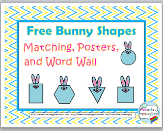 Free Bunny 2D Shapes Math Resource | Classroom Freebies | Bloglovin’