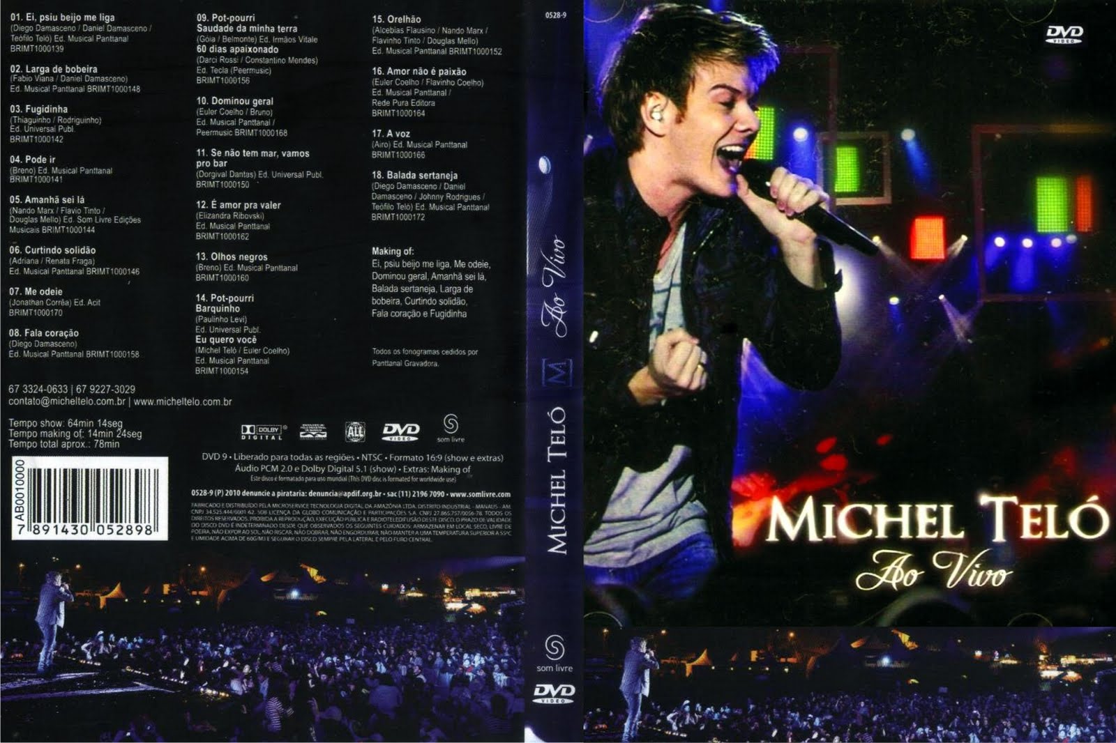 De Tudo E Mais Um Pouco: Capas De DVDs Michel Telo