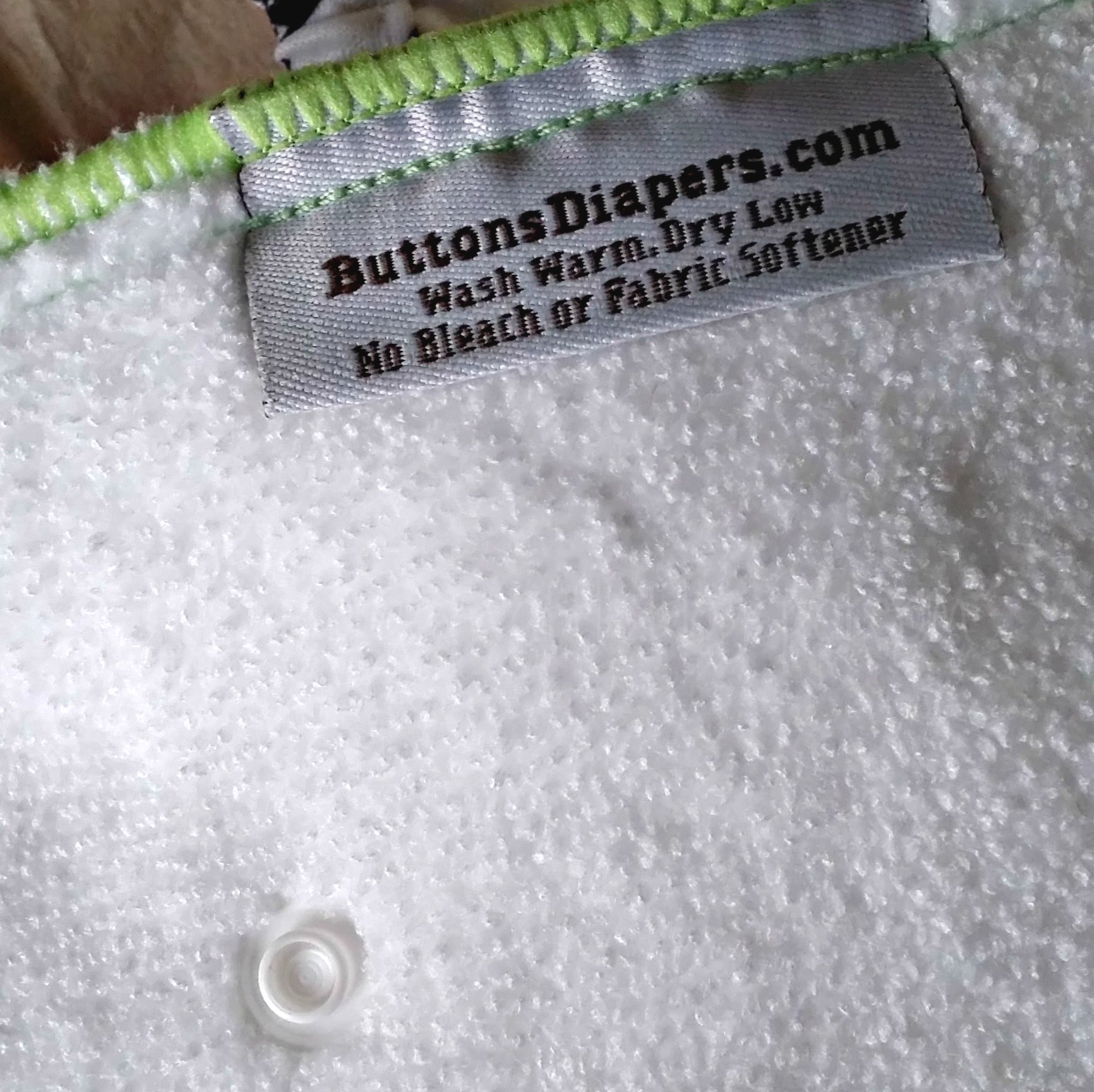 Temporary Waffle: Buttons All-in-One Cloth Diapers Acre Design