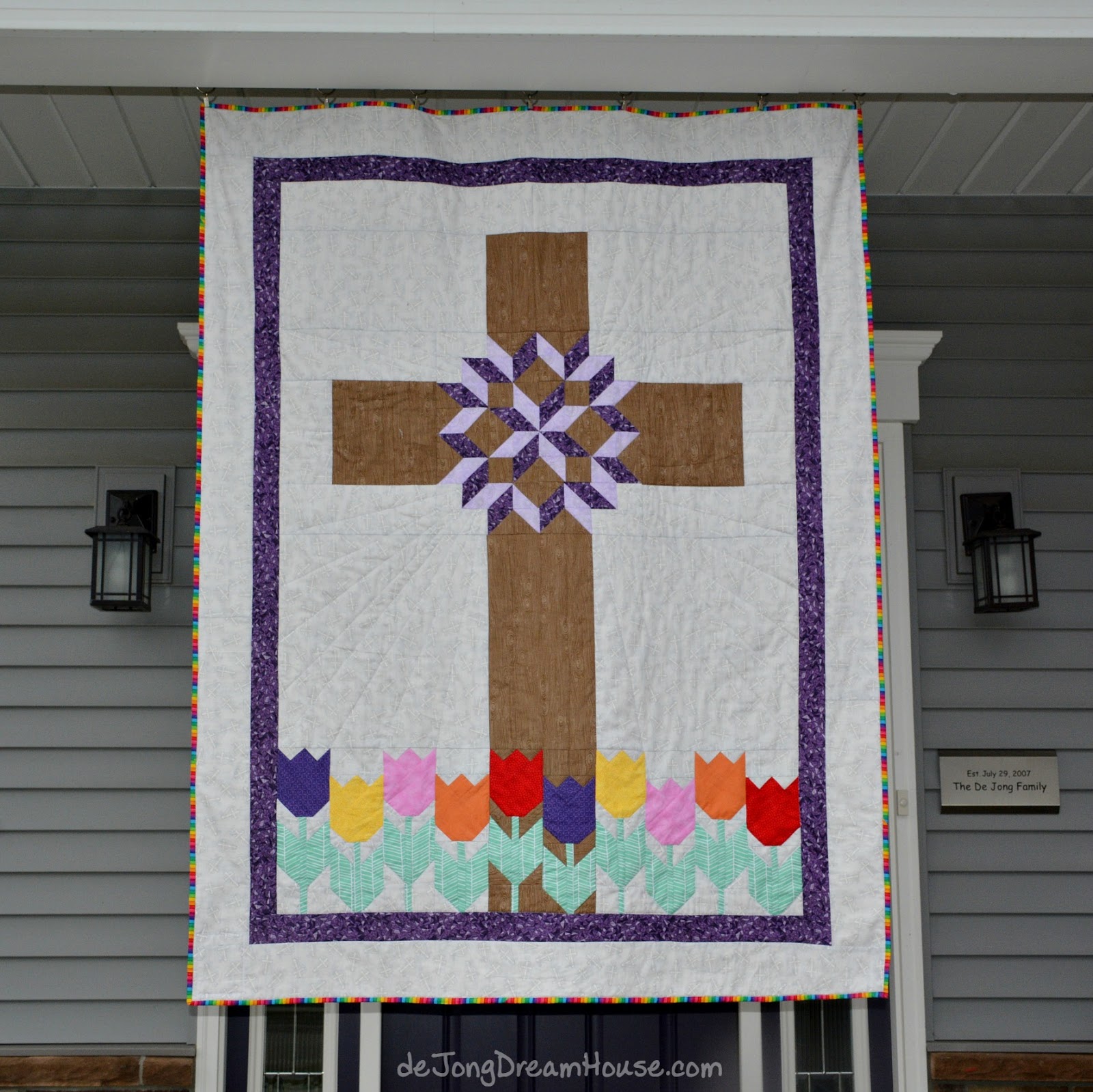 de Jong Dream House: Quilt #59: Easter Cross